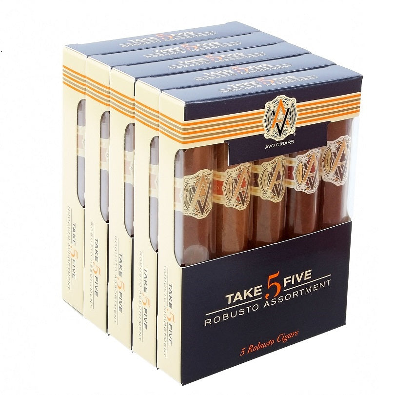 AVO Take 5 Robusto Sampler 25ct Case